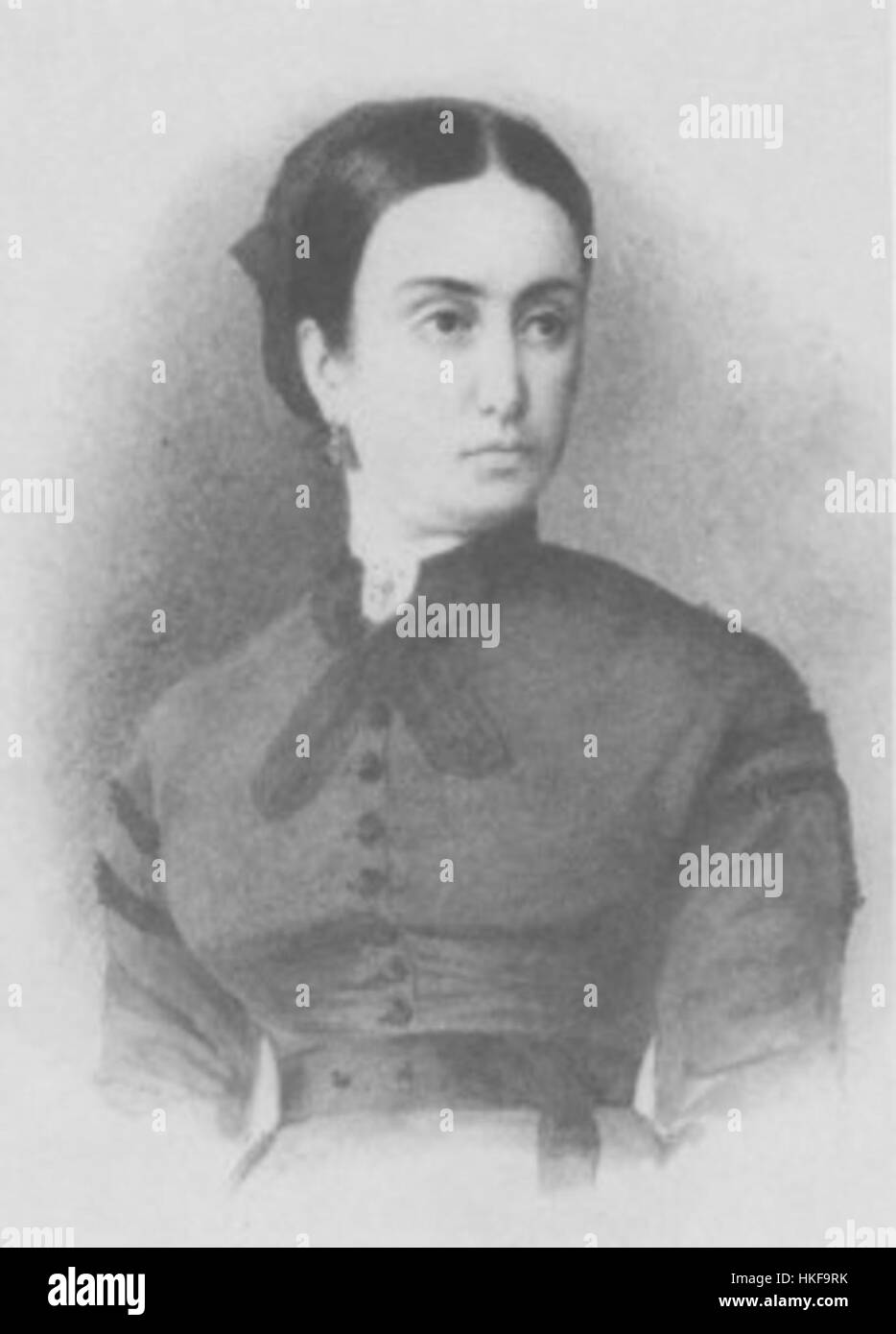 Petr Alexeevich Boborykin’s portrait of Luiza Ivanovna Volkonskaya ...