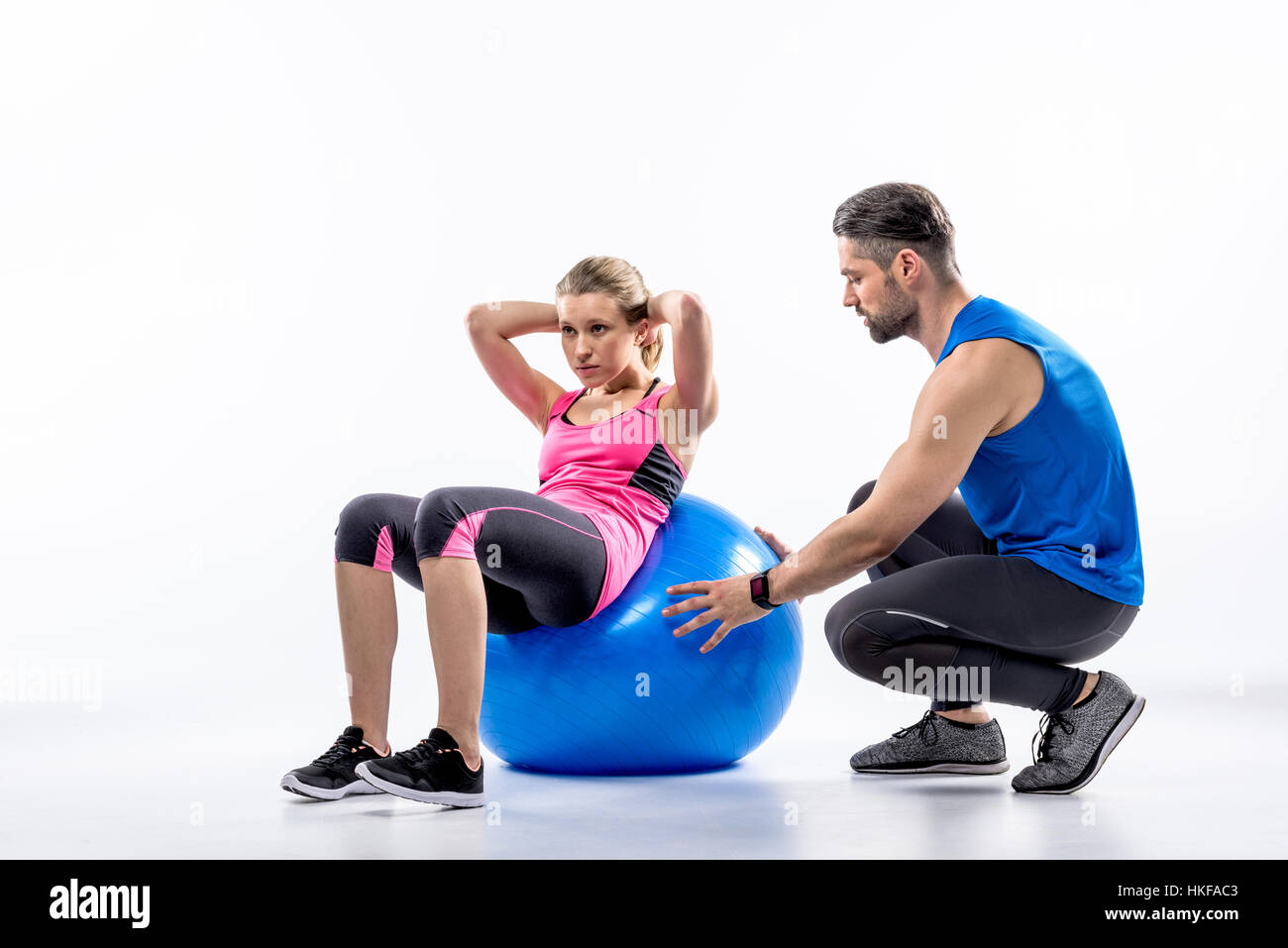 Abs training hi-res stock photography and images - Alamy