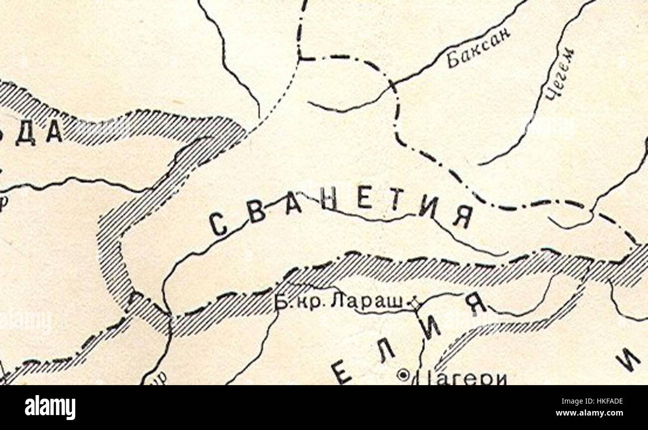 This map by Anosov details the territories involved in the Caucasus War ...