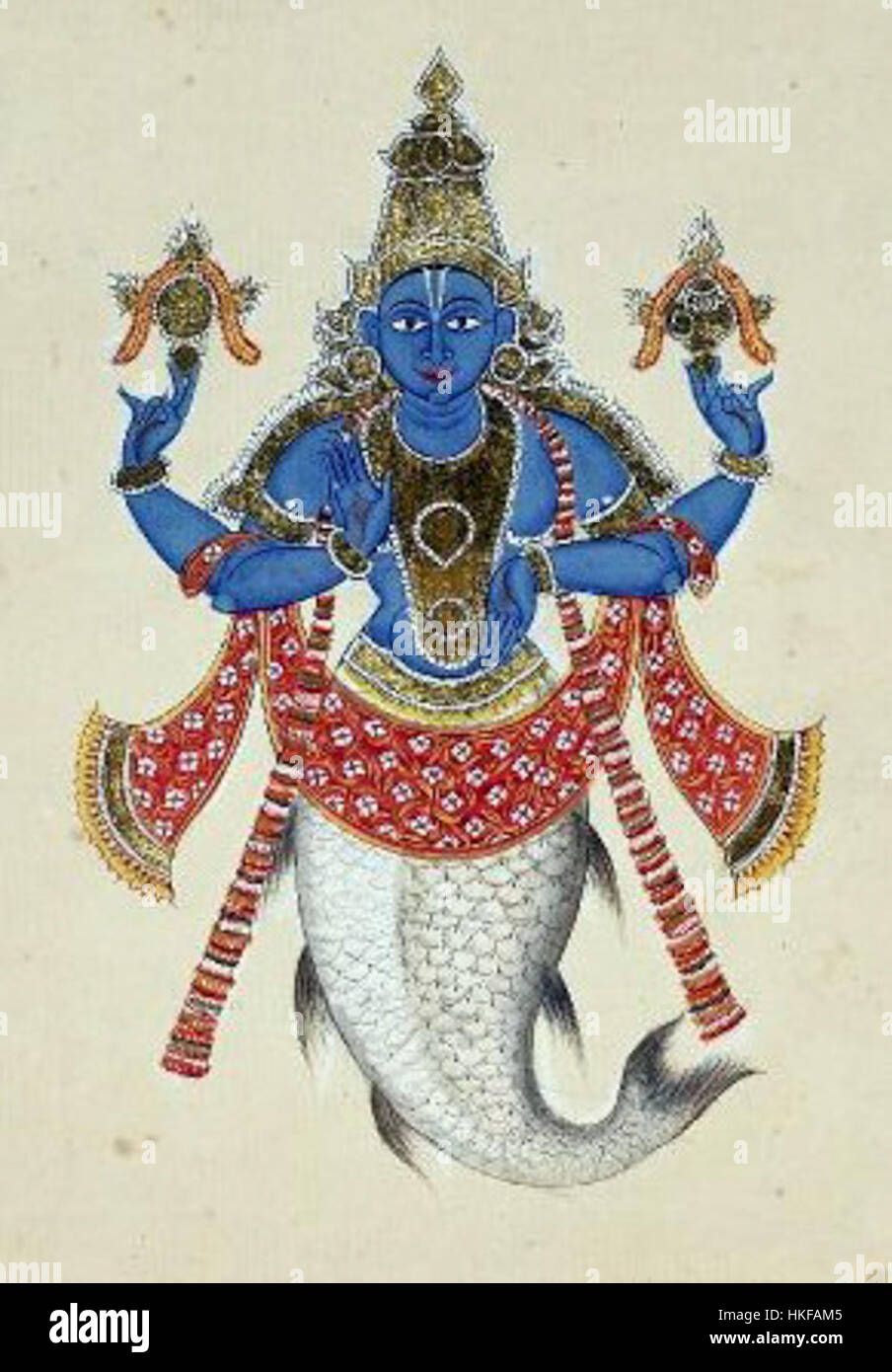 Matsya avatar hi-res stock photography and images - Alamy