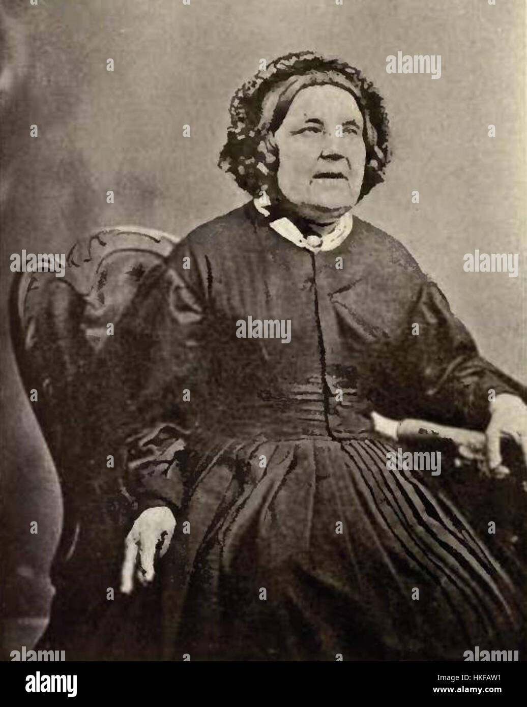 This portrait depicts Mrs. Julia Catherine Beckwith (Hart), showcasing ...