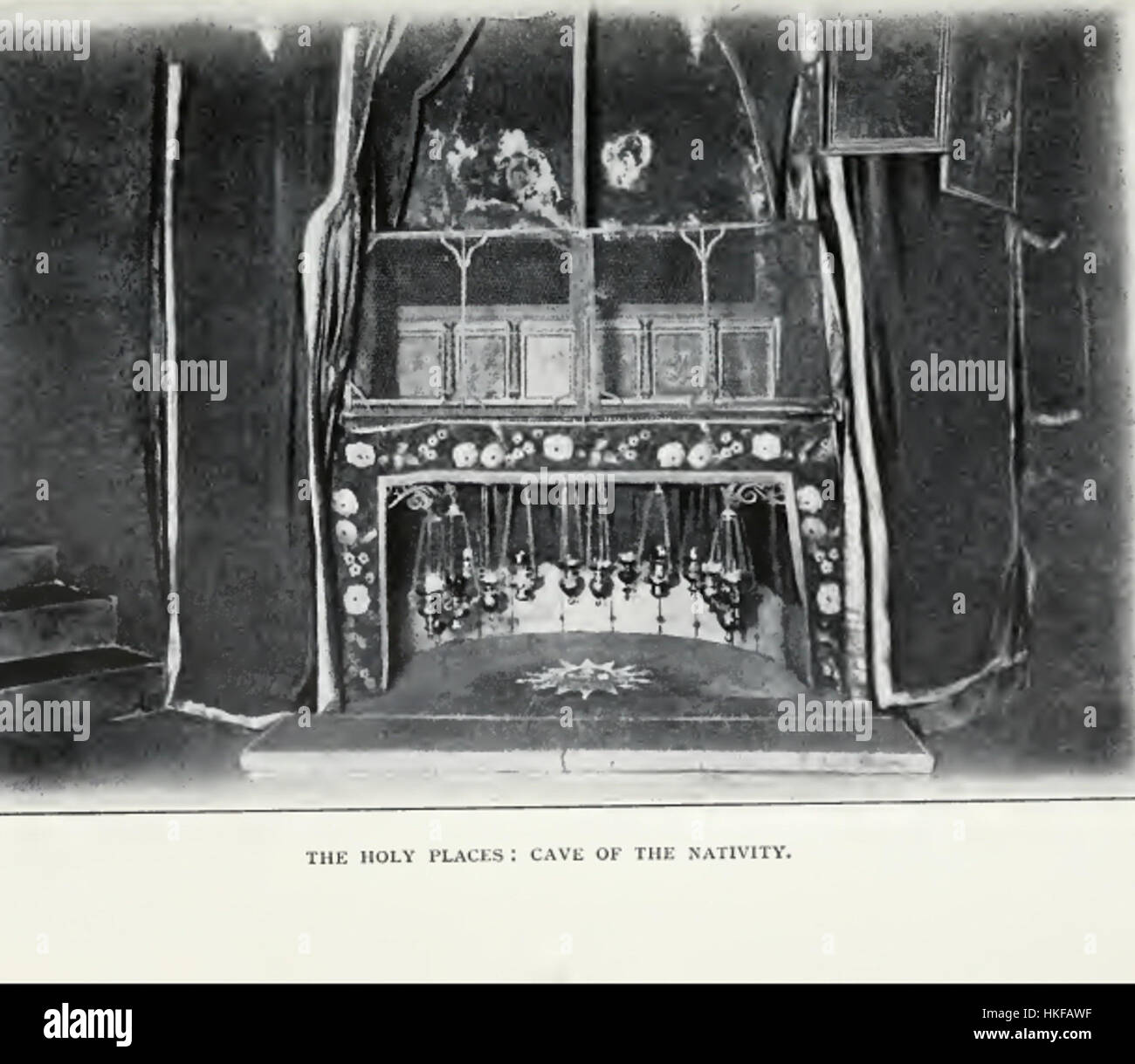 A depiction of the Nativity scene, painted in 1903. The artwork ...
