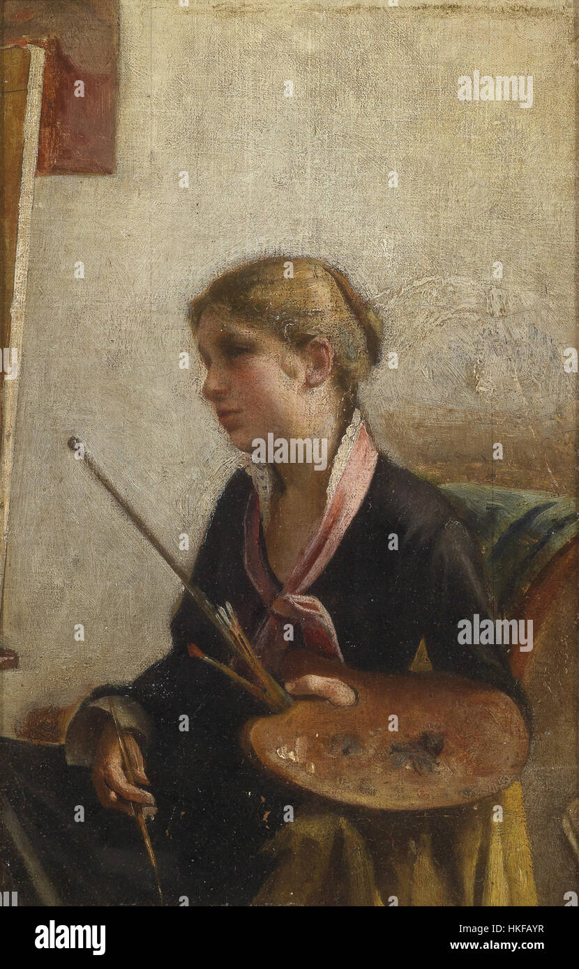 Artist painting history easel hi-res stock photography and images - Alamy