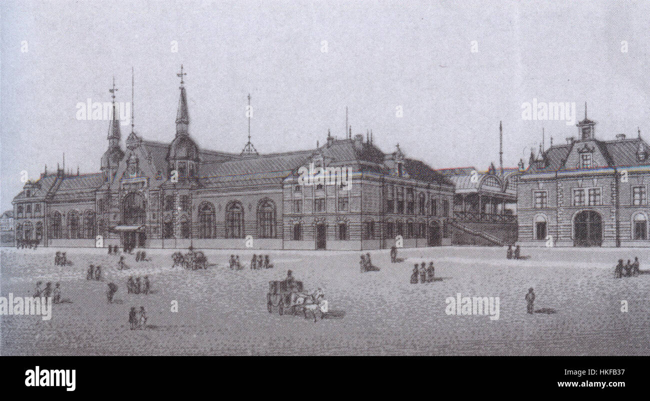 Railway station 1890 hi-res stock photography and images - Alamy