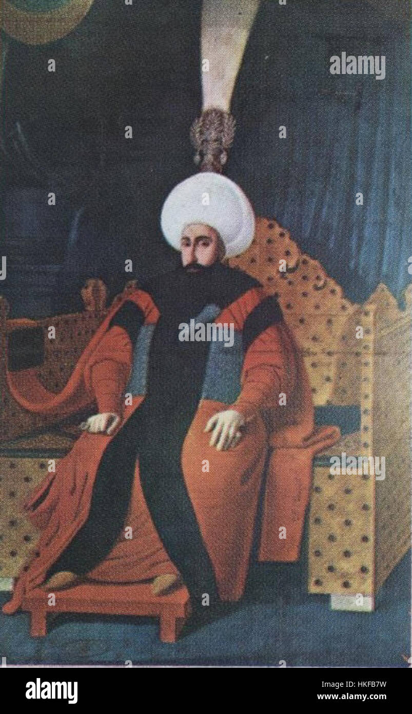 A portrait of Mustafa IV, the Sultan of the Ottoman Empire, showcases ...