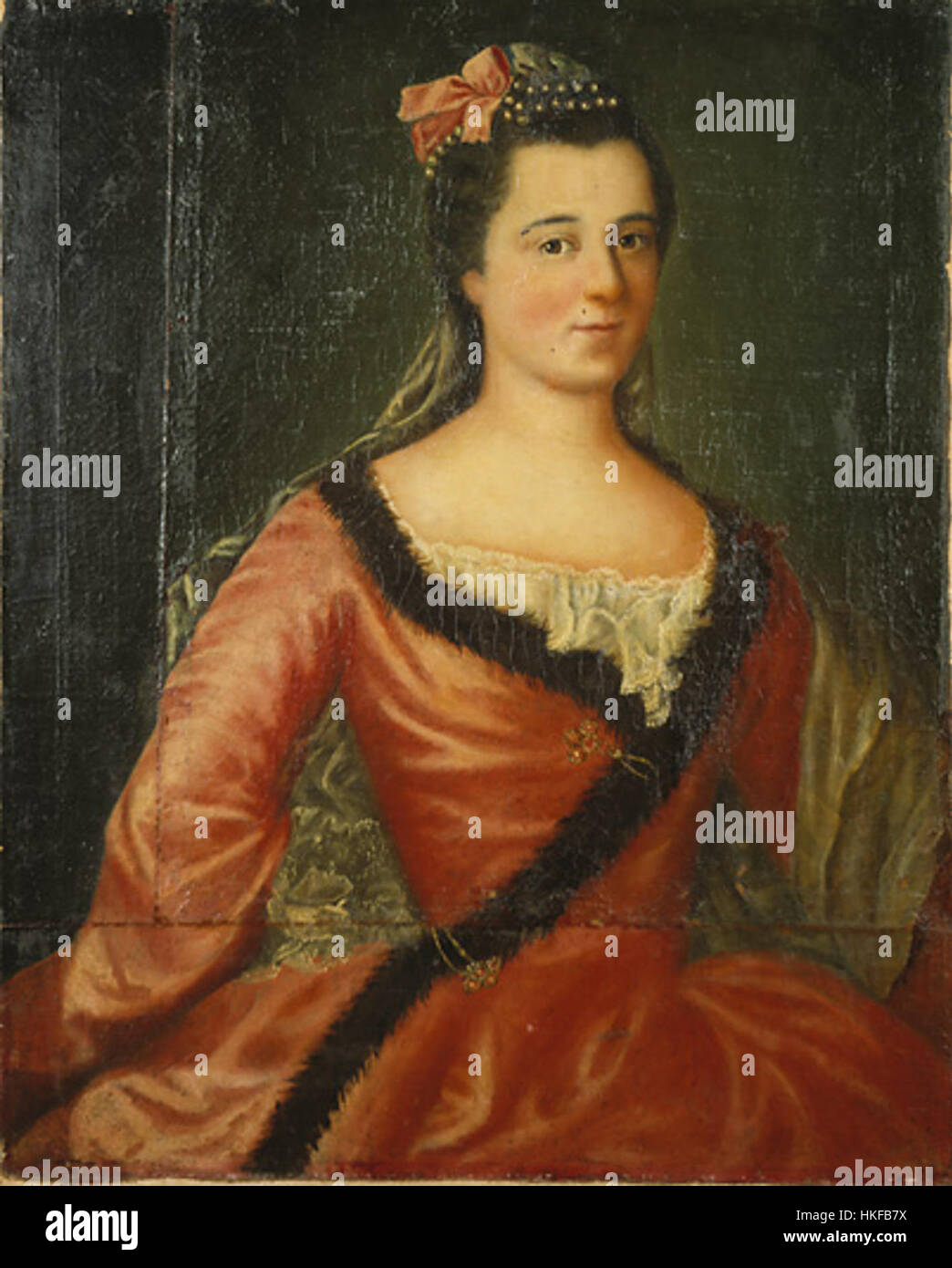 This portrait is of Marie Renee, also known as Legardeur de Beauvais, a ...