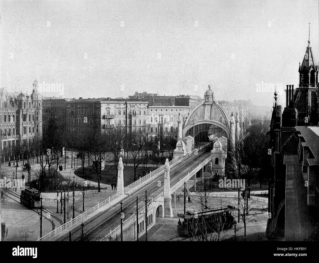 *Nollendorfplatz Berlin 1903* captures the bustling urban environment ...