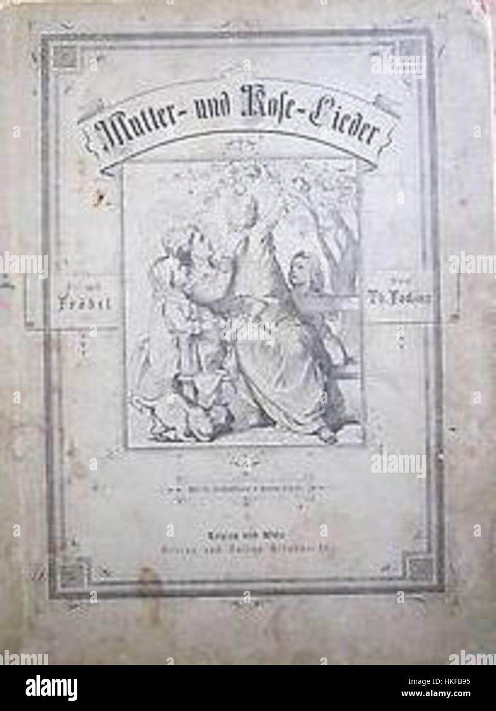 A classic illustration from the work 'Mutter und Koselieder I ...