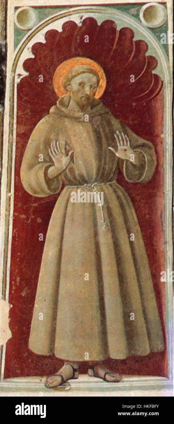 This painting by Paolo Uccello, 'San Francesco', is an example of the ...