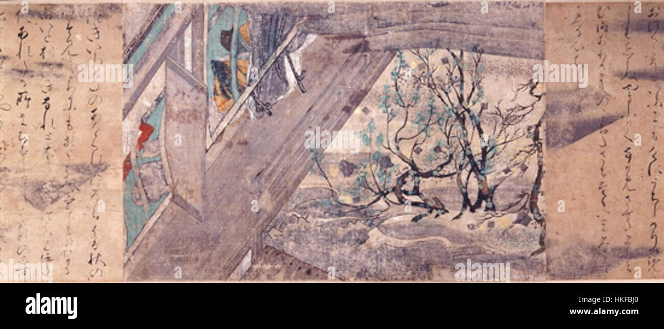 The 'Nezame Monogatari Emaki' is an iconic Japanese painted handscroll ...