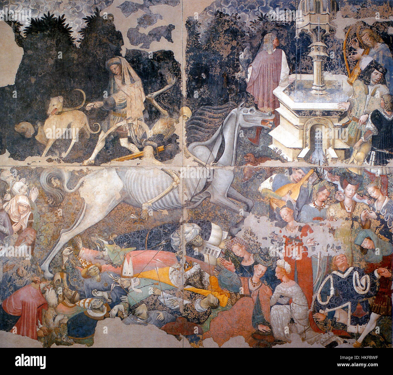 'Trionfo della Morte' (Triumph of Death) is a dramatic medieval ...