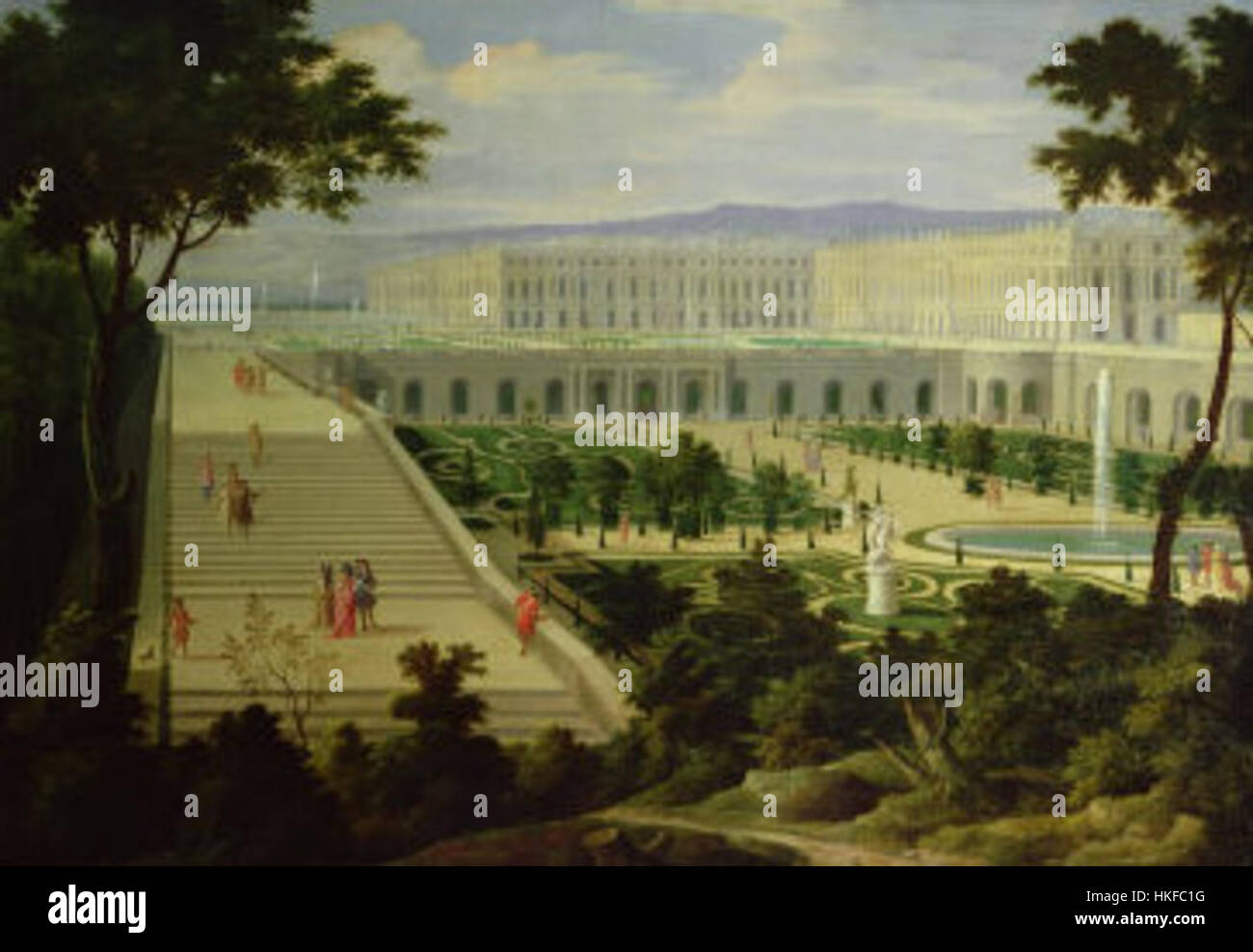 The Orangery at Versailles, a symbol of classical French architecture ...