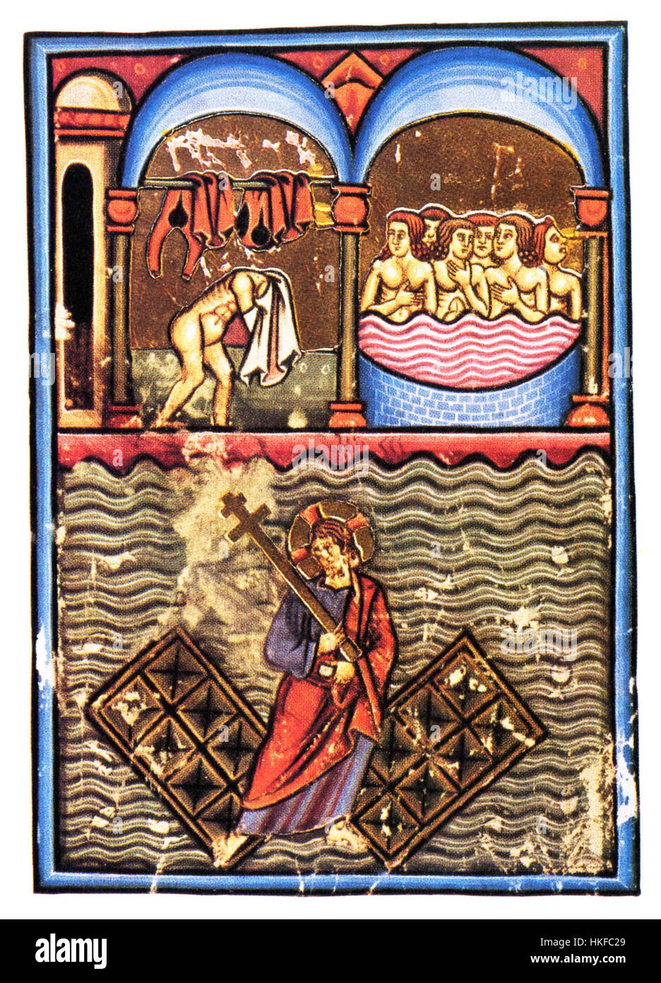 Petrus de Ebulo’s 'Balneum Tripergulae' is a historical manuscript ...