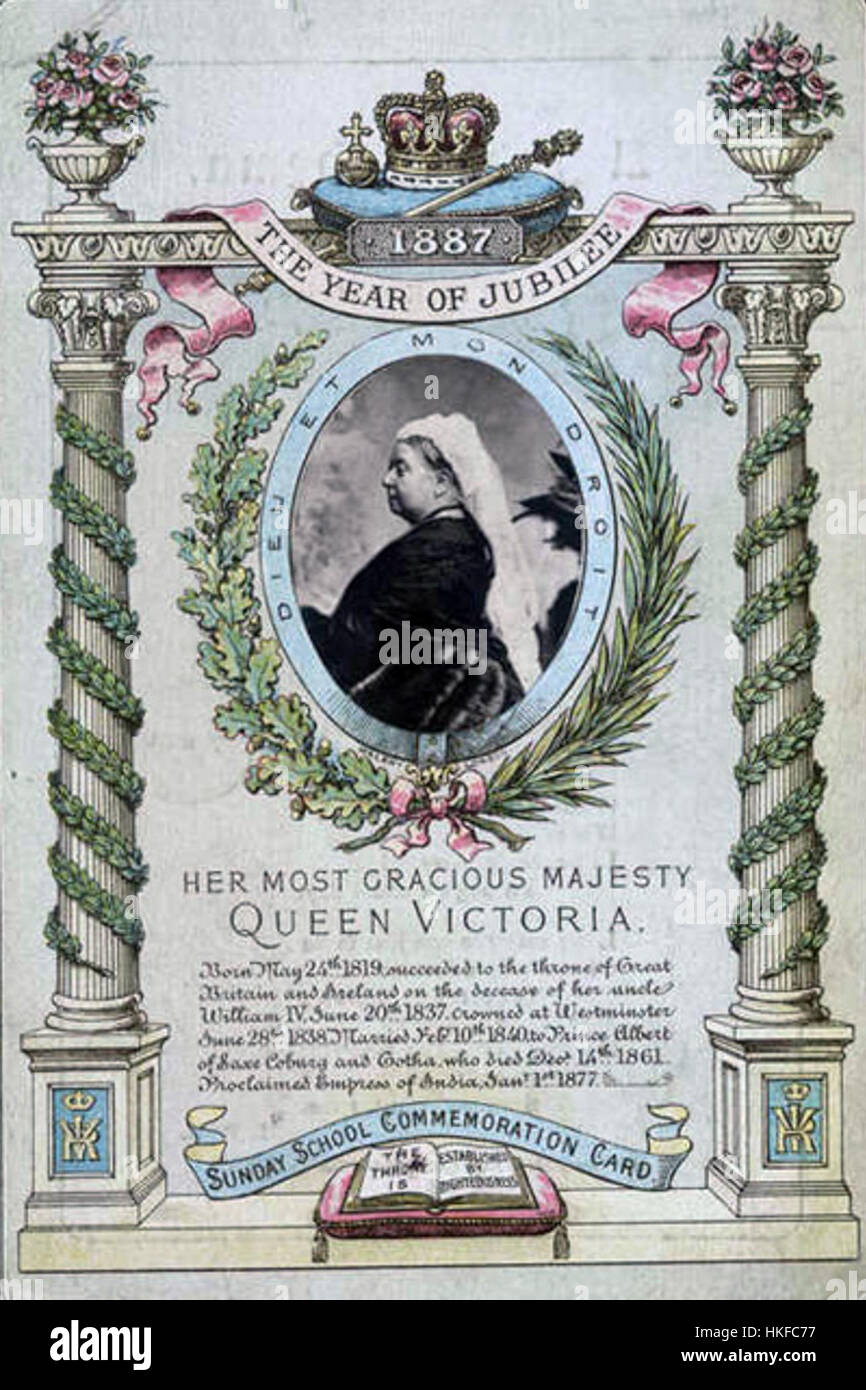 Queen Victoria Jubilee Stock Photo - Alamy