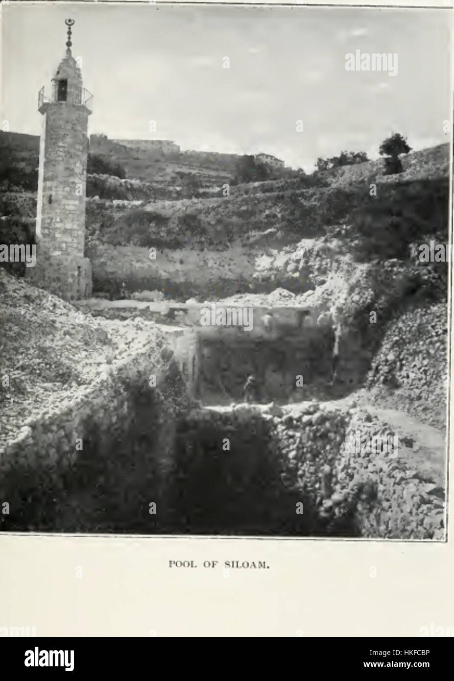 The 1903 painting 'Pool of Siloah' depicts the ancient pool in ...