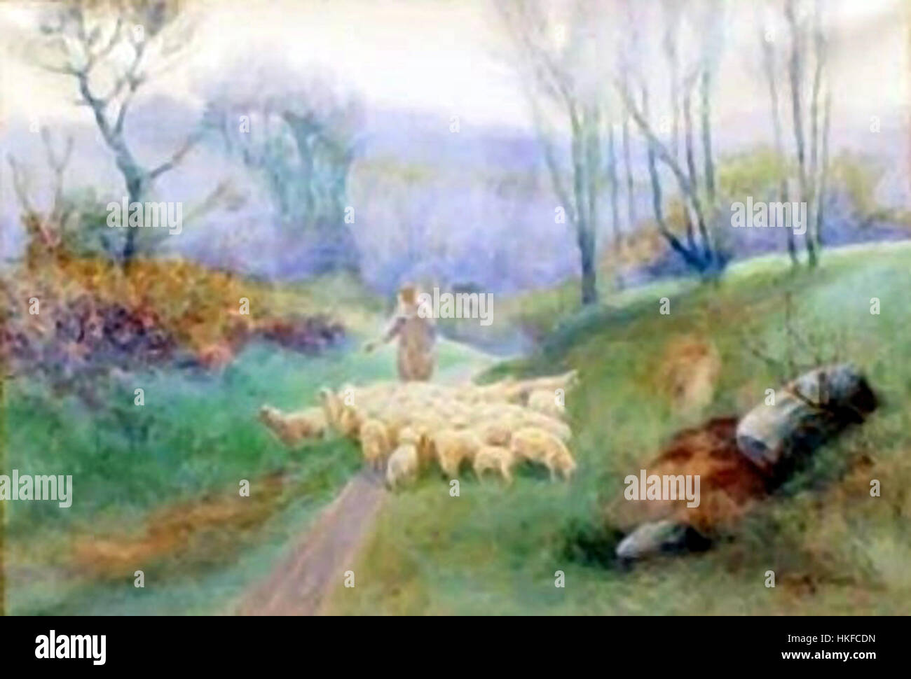 'Changing Pastures' by Percy Robert Craft captures the essence of rural ...