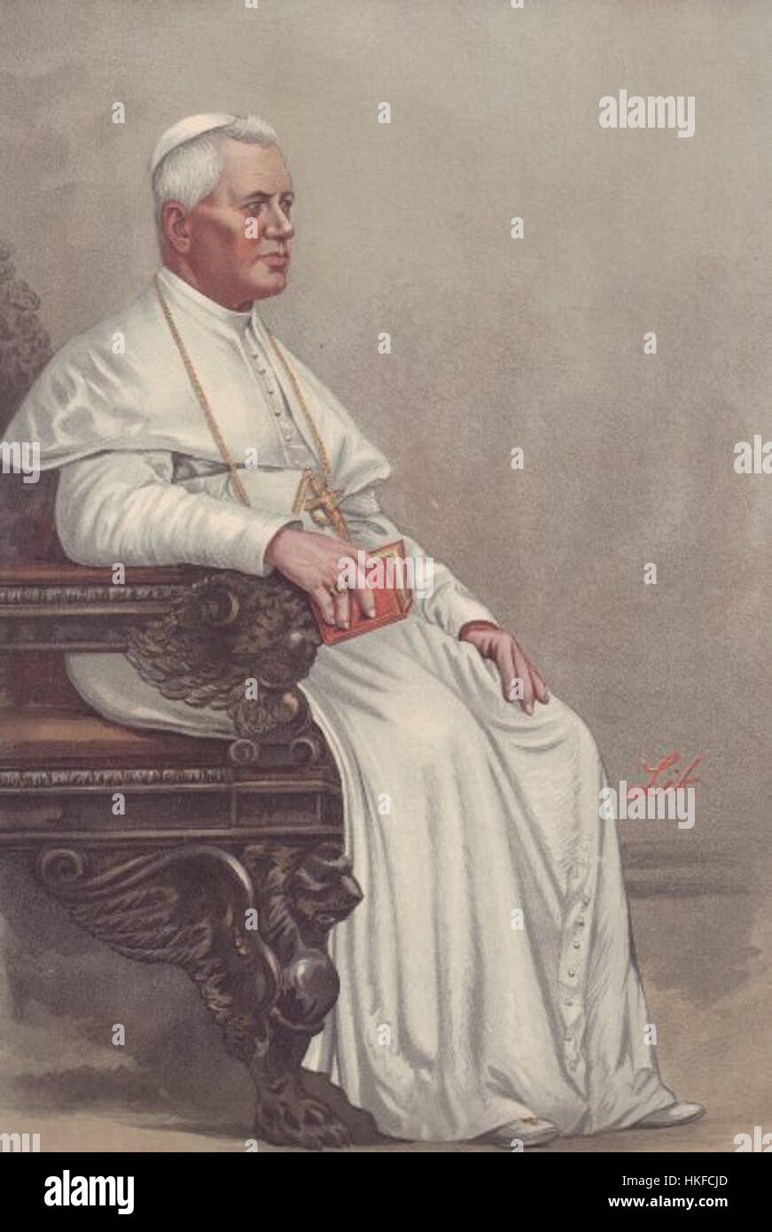 This portrait of Pope Pius X, featured in Vanity Fair on December 10 ...