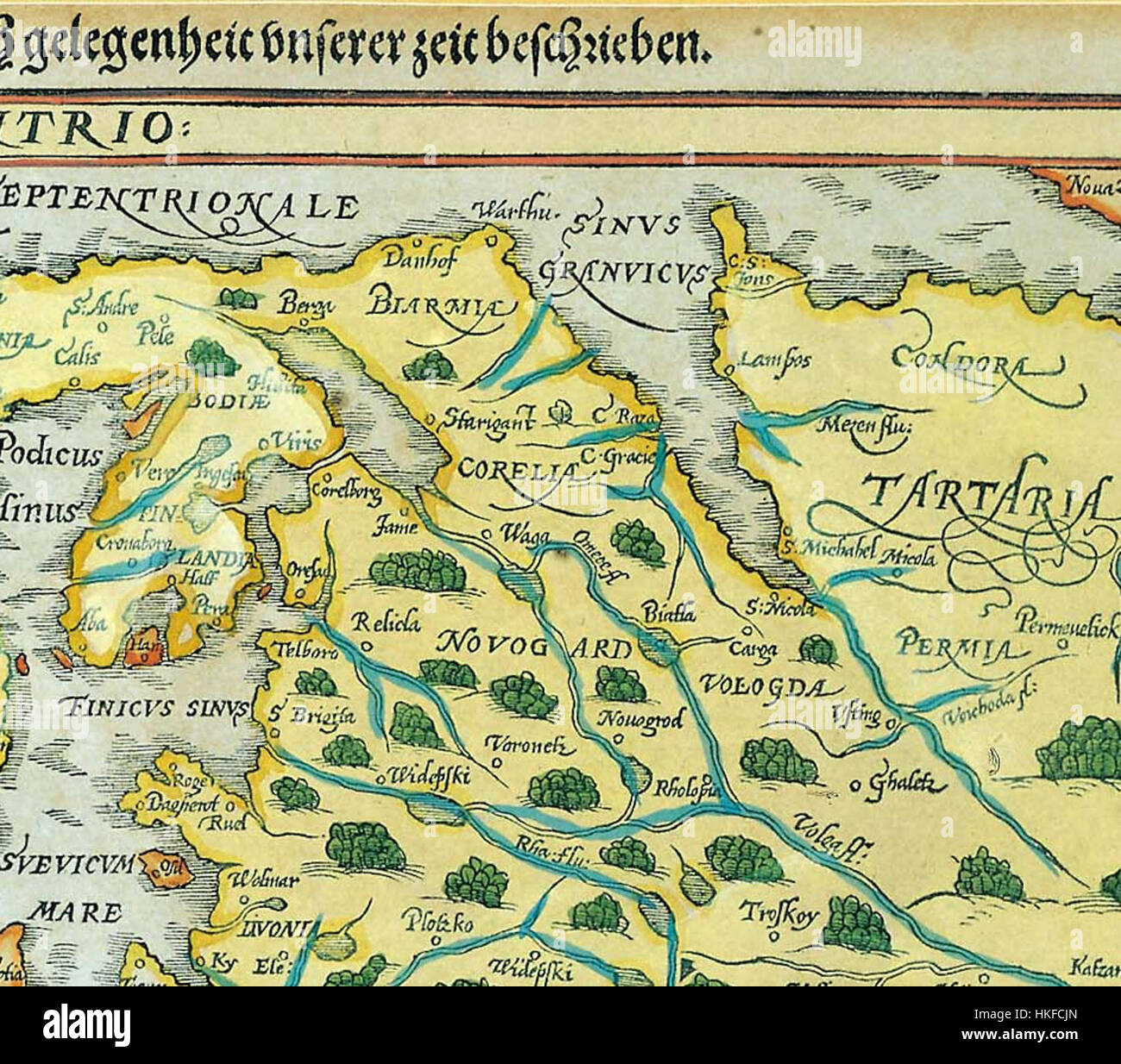 The Permia map is a historical artifact depicting the geographical ...