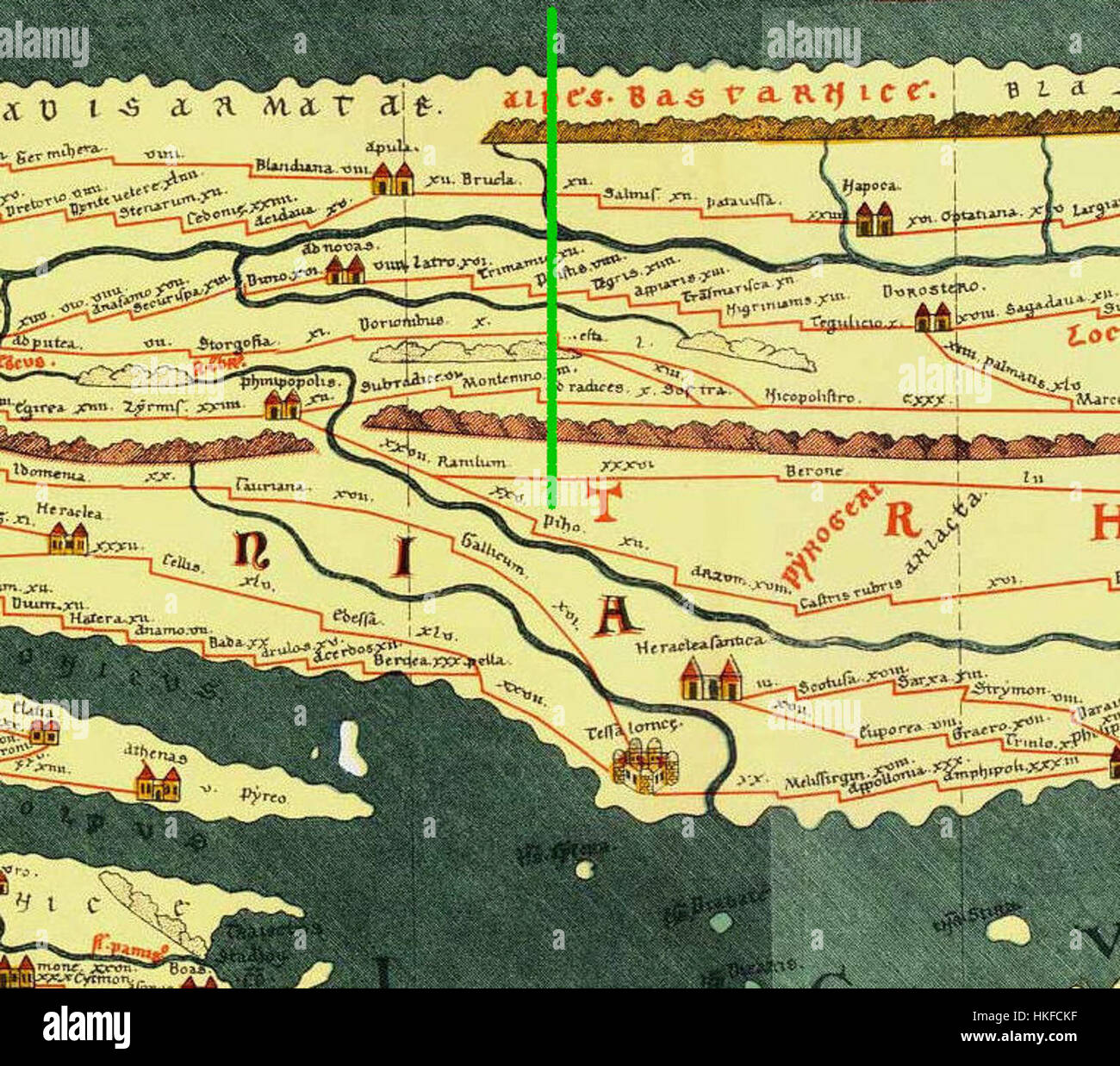 Map of the later roman empire hi-res stock photography and images - Alamy