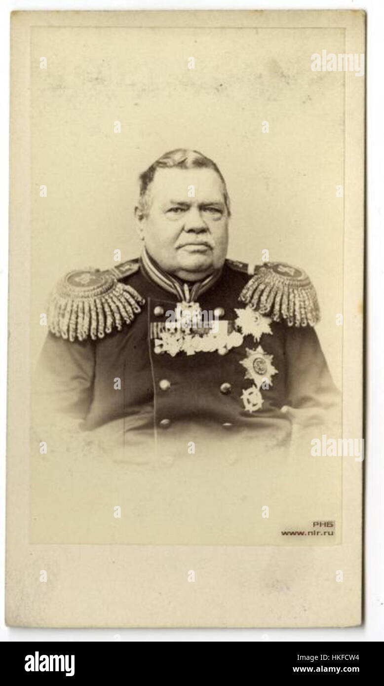 This portrait of Muravyov Vilensky, a notable historical figure ...