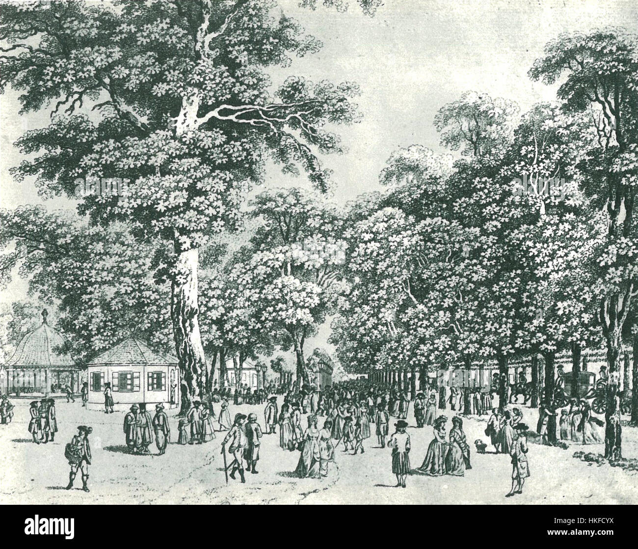 *Prater 1794* by Ziegler is a historical artwork depicting the famous ...