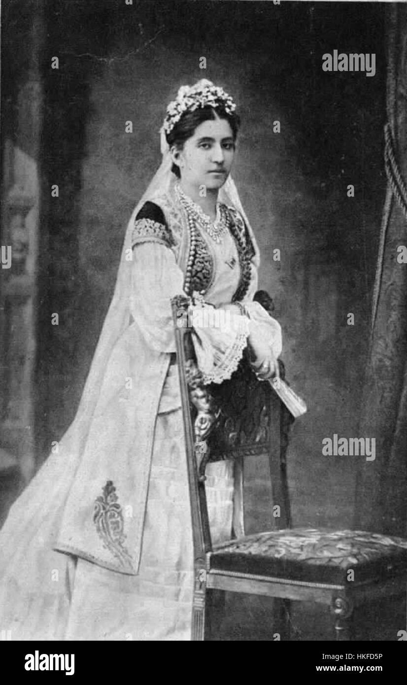 This portrait captures Princess Zorka of Montenegro, known for her ...