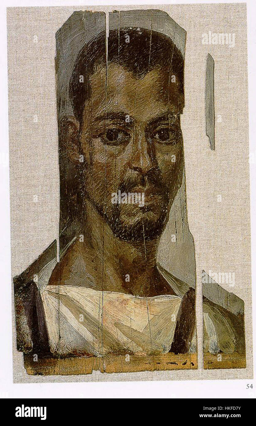 The Fayum 37 is a famous example of ancient Egyptian portrait art. The ...