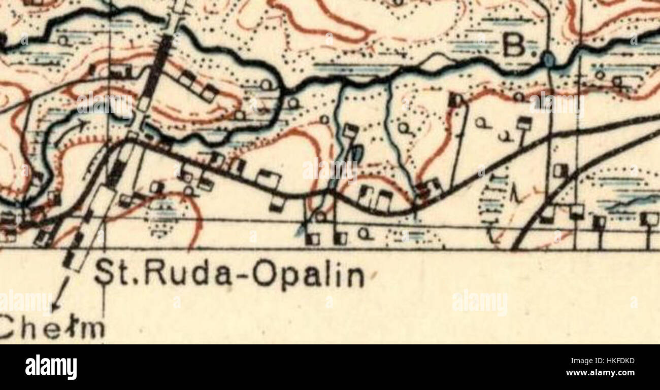 This map, titled 'Ruda Opalin,' was produced by the Military ...