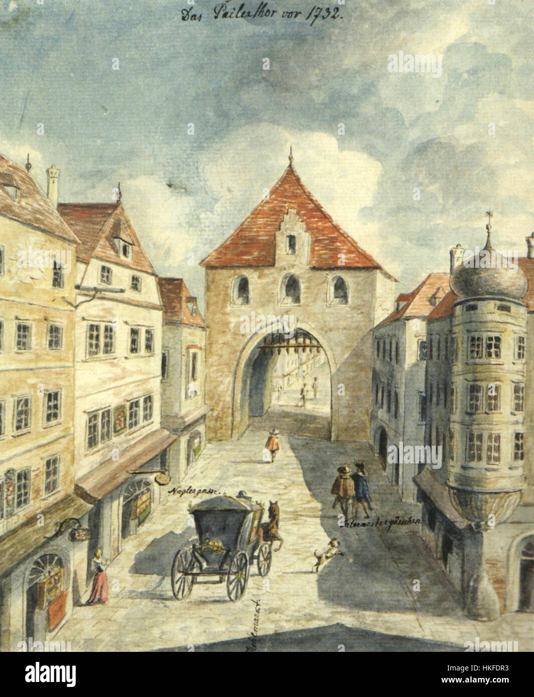 Vienna city 18th century painting hi-res stock photography and images ...