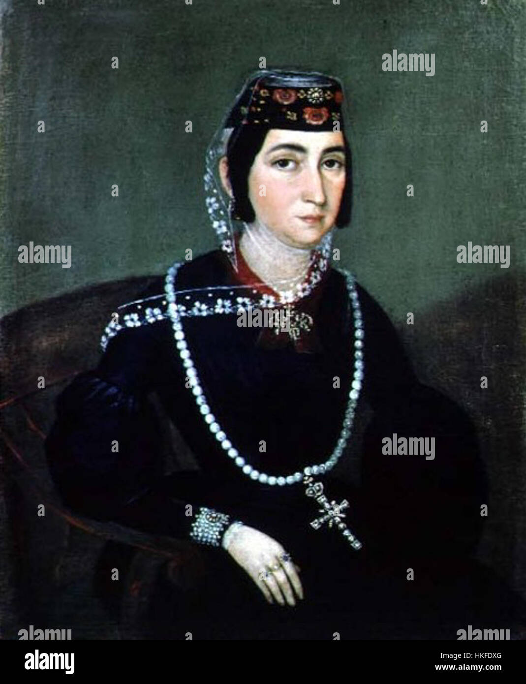 *Salome Chavchavadze* is a portrait painting of the Georgian aristocrat ...