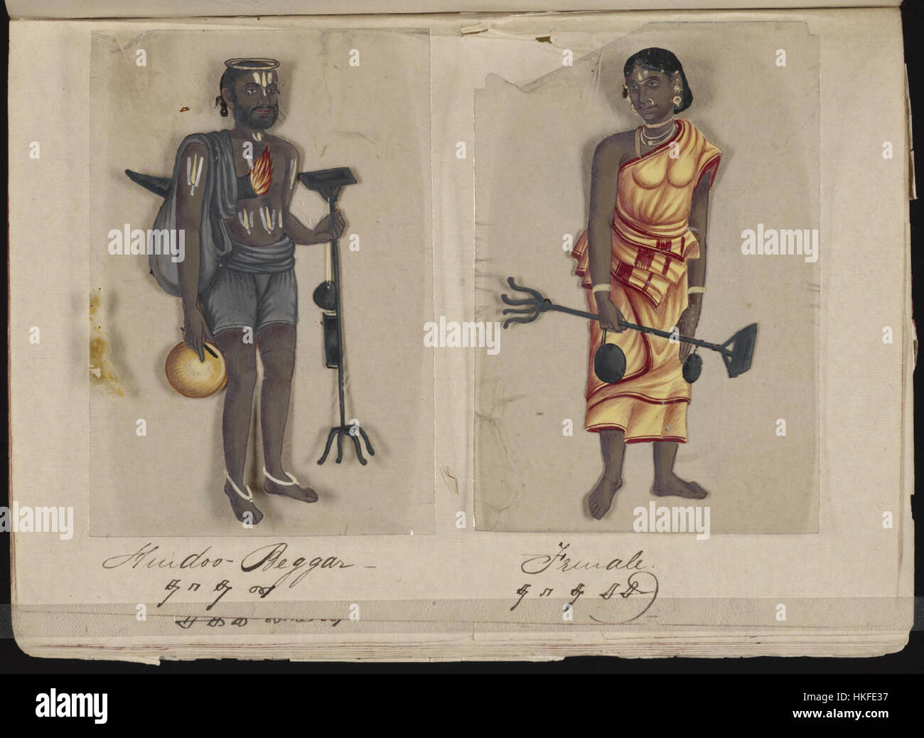 This artwork, titled *Seventy Two Specimens of Castes in India*, offers ...
