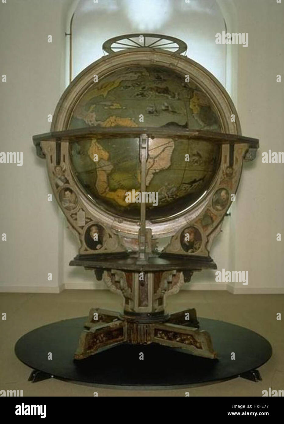 The St. Galler Globus is a detailed and intricate historical globe ...