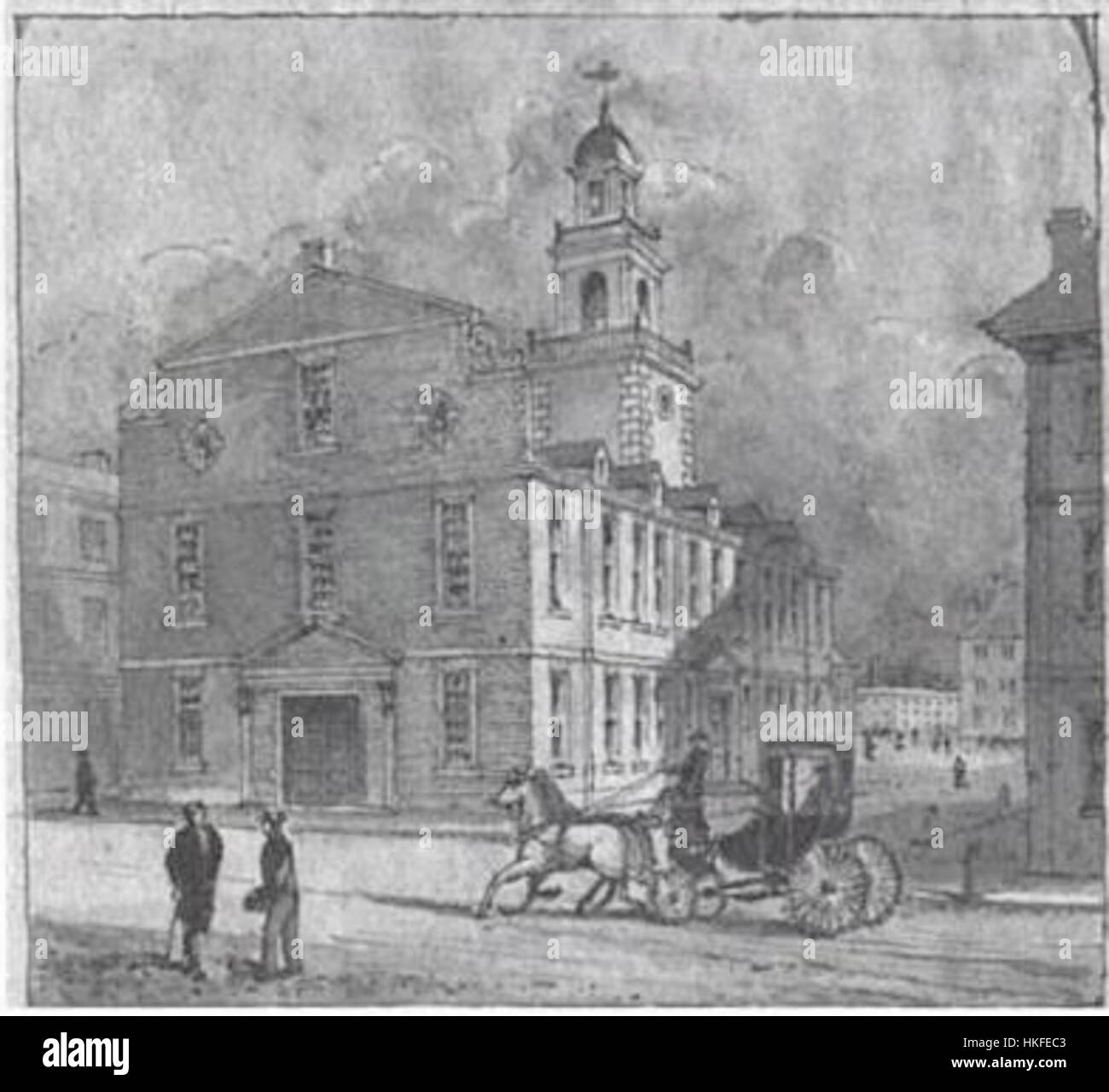 The Boston Statehouse, built around 1794, serves as a historical symbol ...