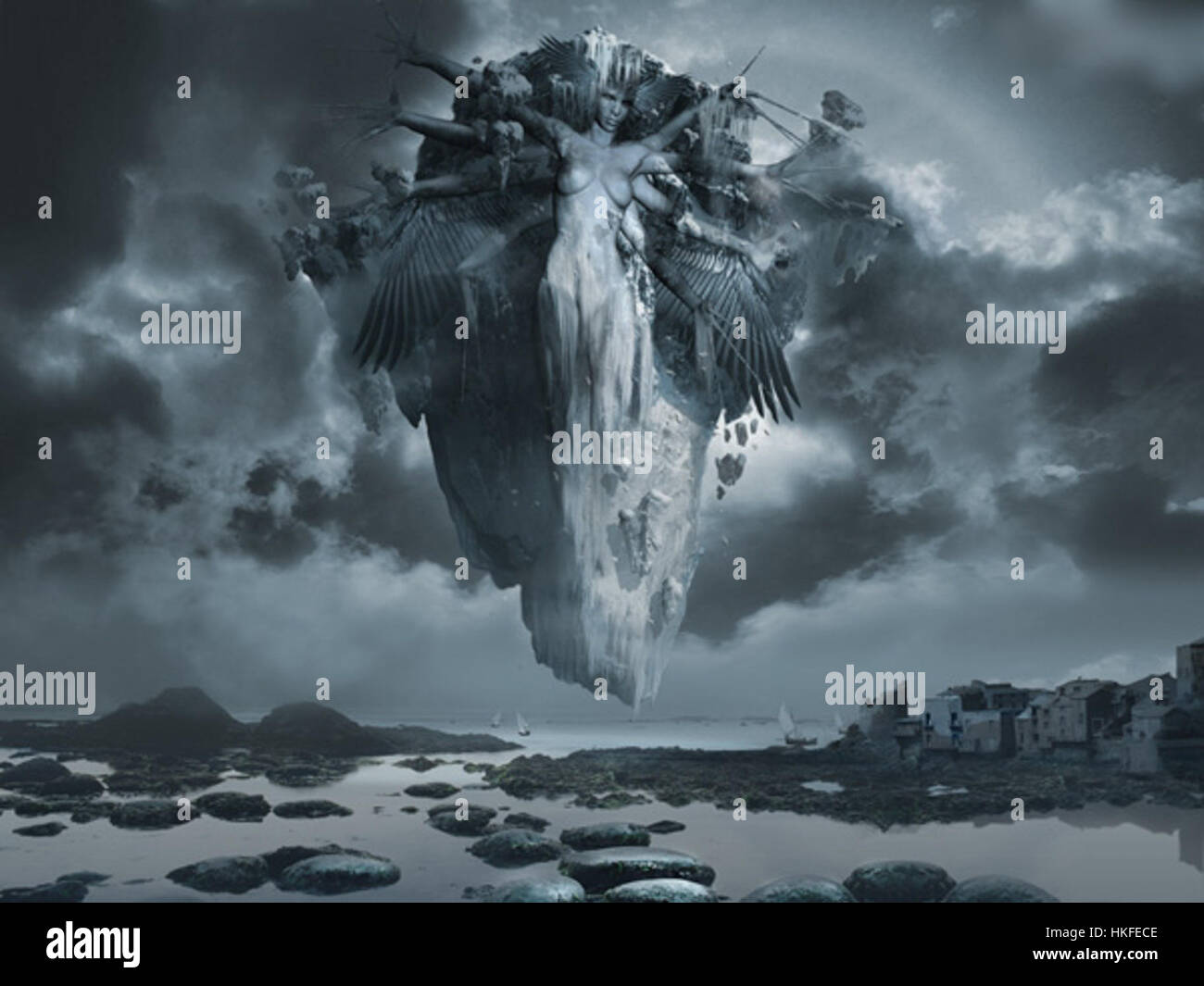 *Shiva Destroyer* is a powerful depiction of the Hindu god Shiva ...