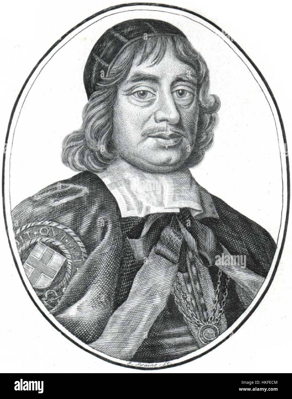 This portrait of Seth Ward, an English bishop and mathematician ...