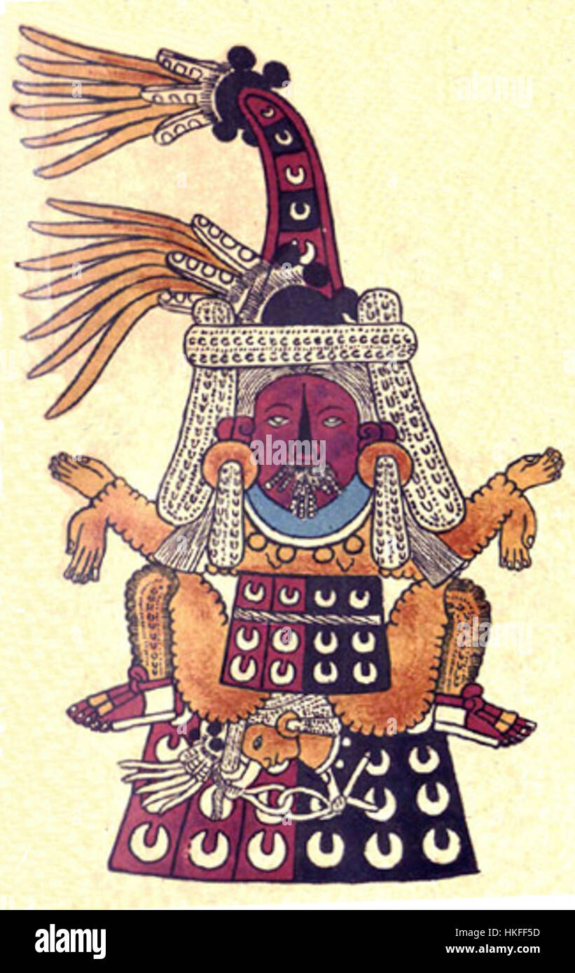 The Tlazolteotl Borbonicus is an Aztec manuscript that depicts the ...