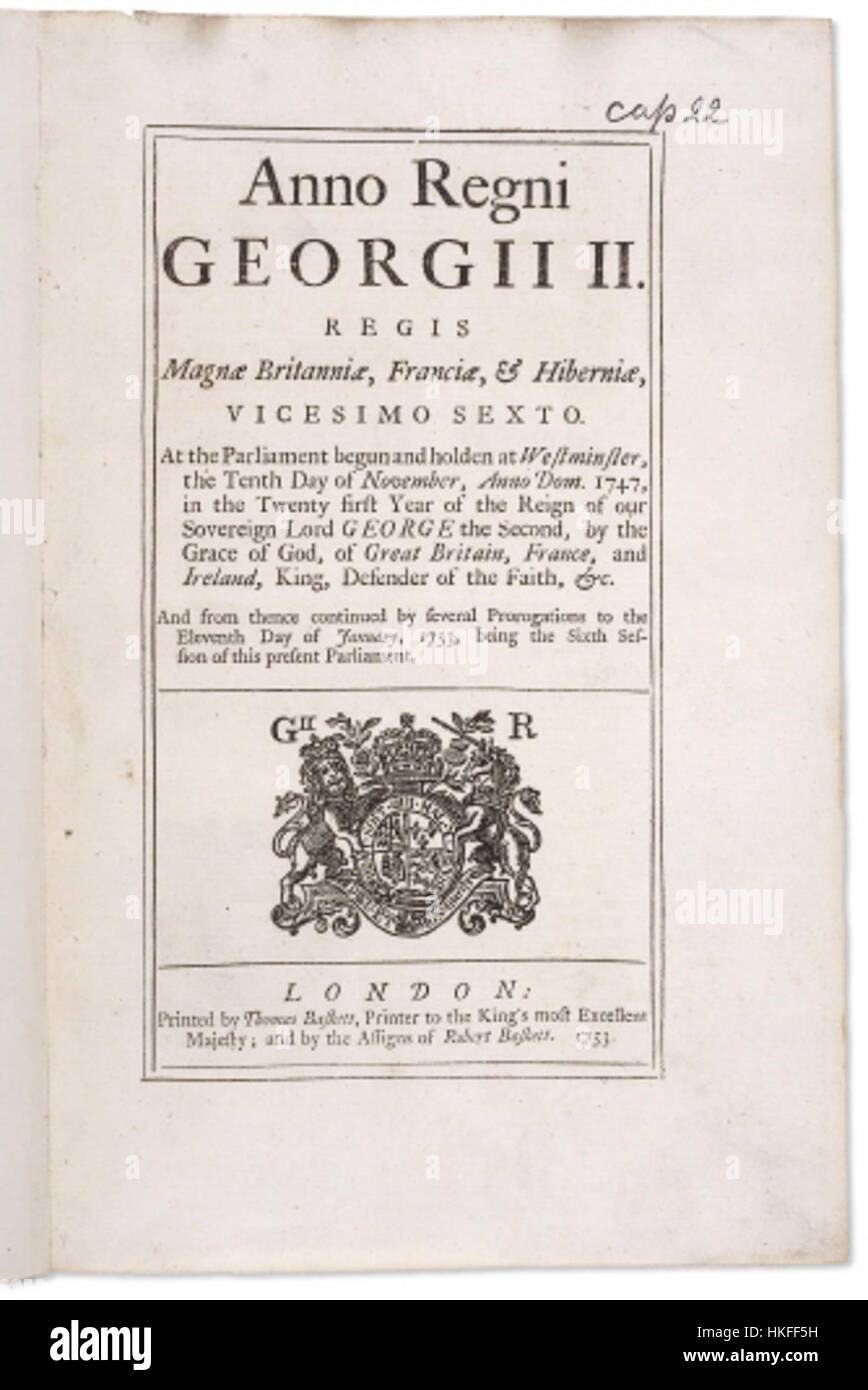 The British Museum Act of 1753 (26 Geo. II cap. XXII), London, England ...