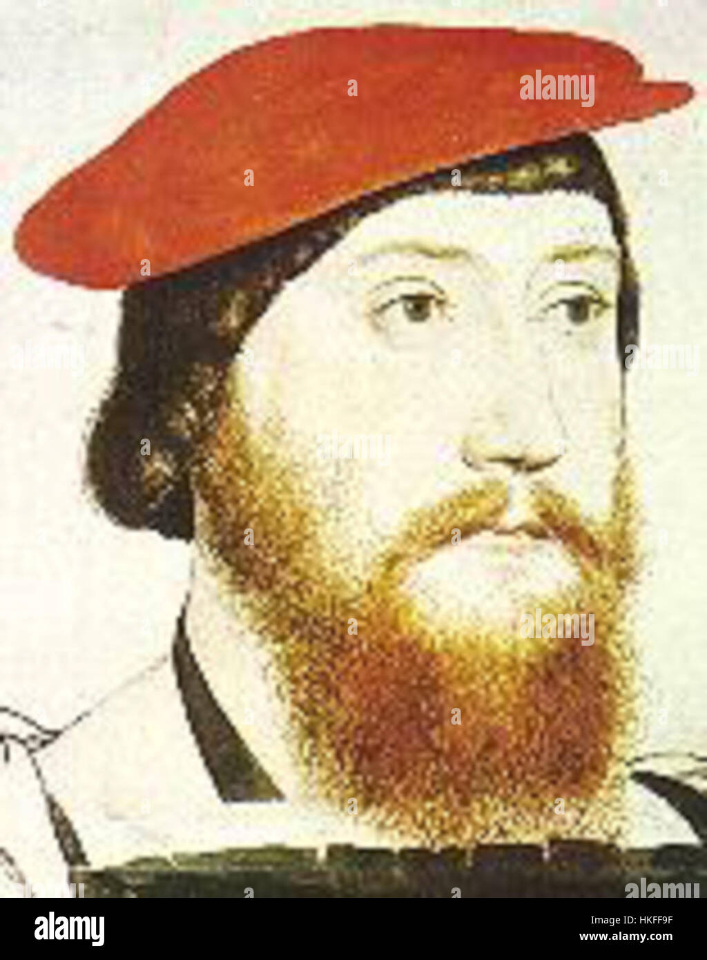 A portrait of Thomas Boleyn, the father of Anne Boleyn, who played a ...