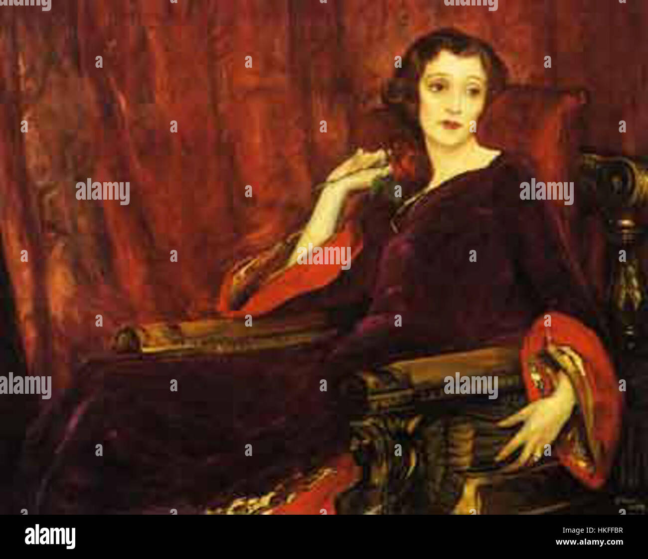 'The Red Rose' is a floral painting capturing the beauty and symbolism ...