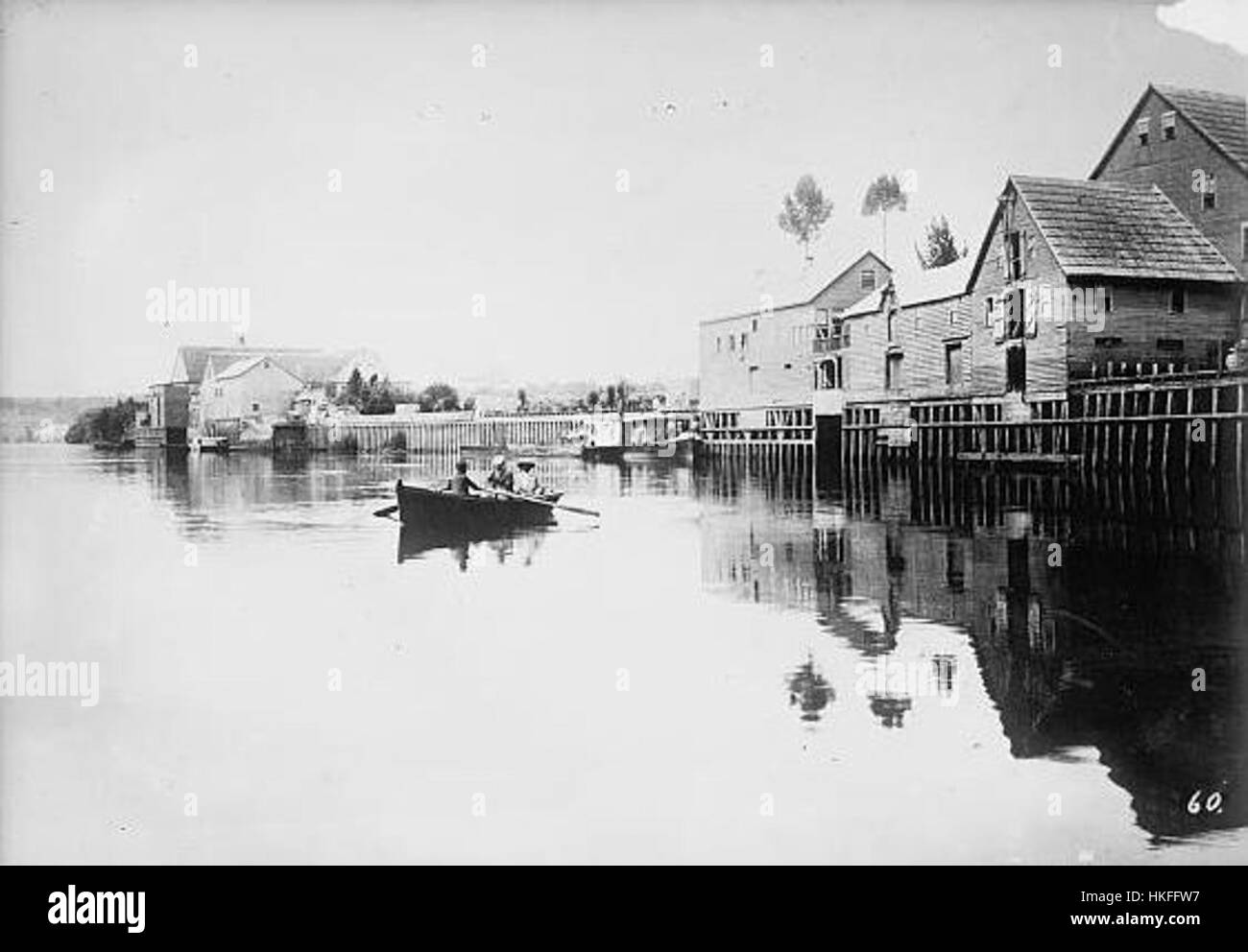 A historical painting depicting Valdivia, Chile, showcasing the scenic ...