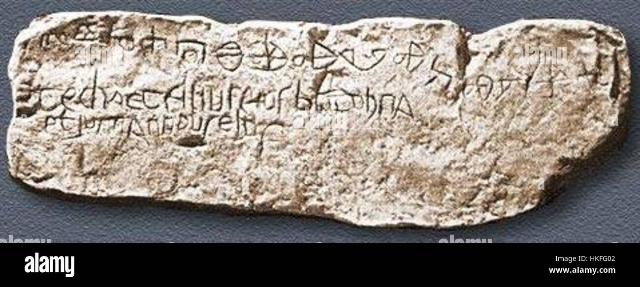 The Valun tablet, an ancient stone artifact, represents an important ...