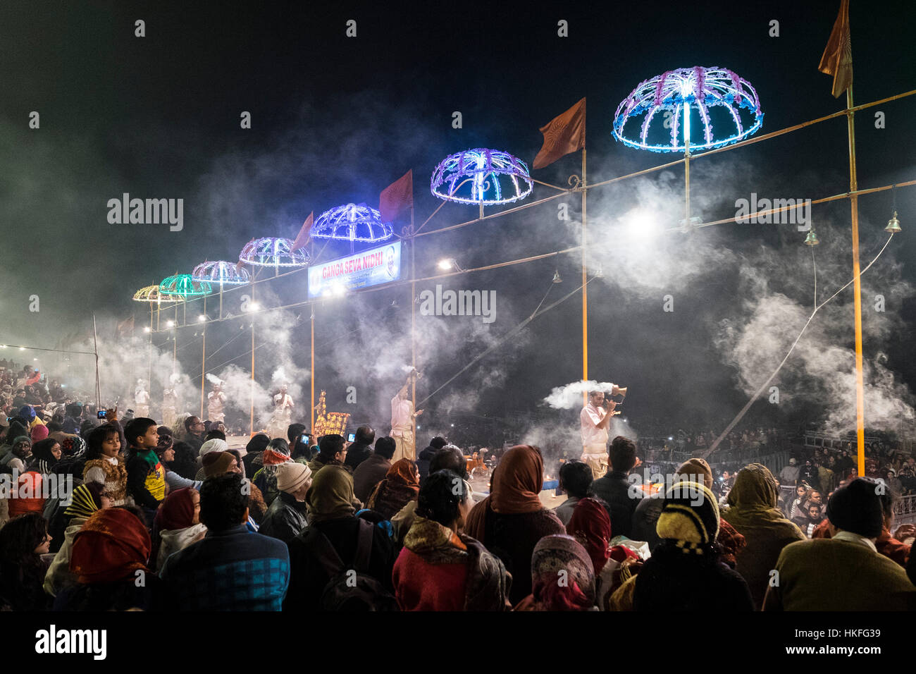 India, Varanasi, local festival Stock Photo - Alamy