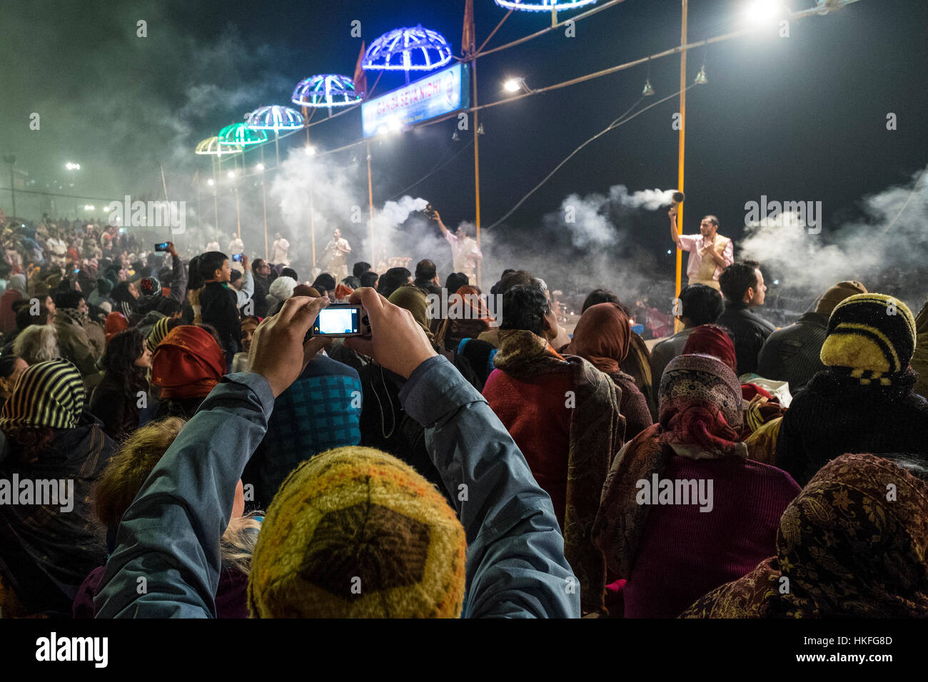India, Varanasi, local festival Stock Photo - Alamy