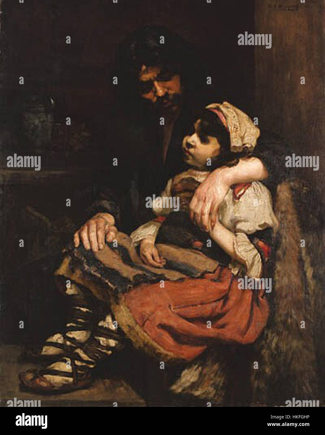 'His Only Treasure' by William Stewart Macgeorge is an oil painting ...