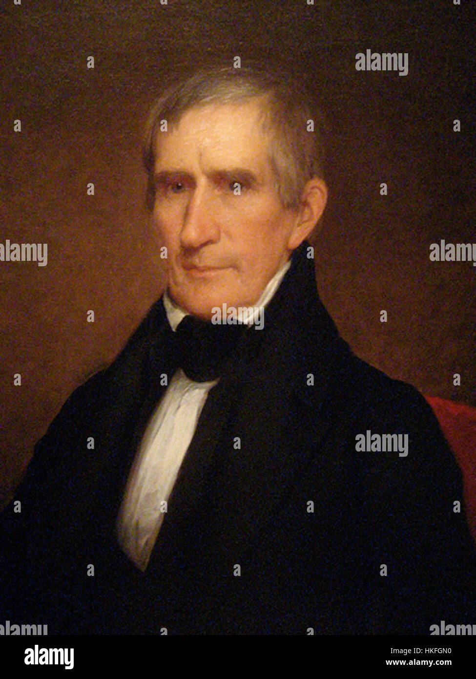This portrait of William Henry Harrison depicts the 9th U.S. President ...