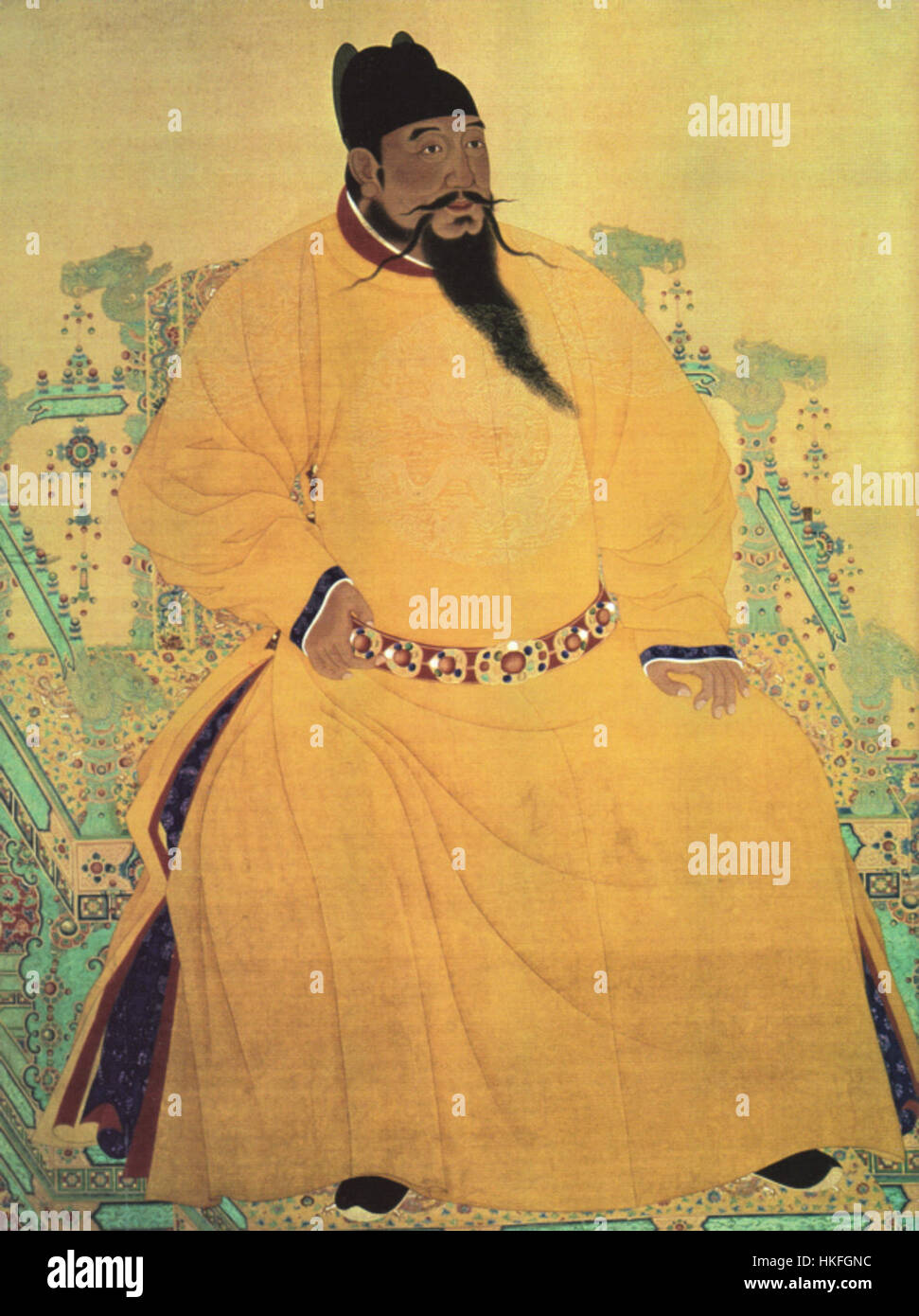 This artwork of the Yongle Emperor showcases a historical figure from ...