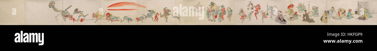 'Yokai Marriage 3' is a painting that portrays the mystical and ...