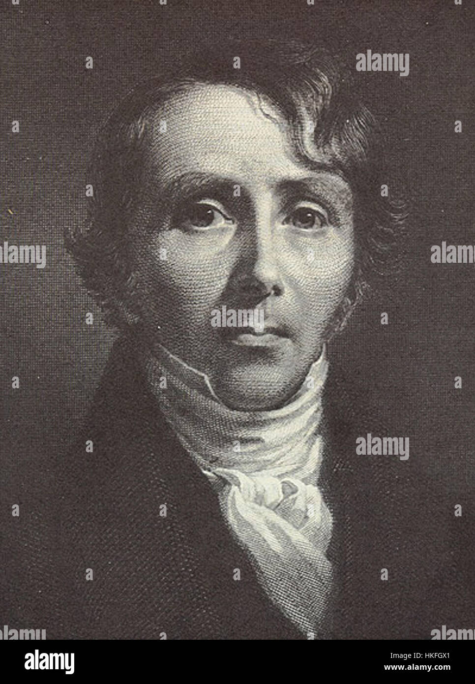 The portrait of William Ellery Channing, an influential American ...