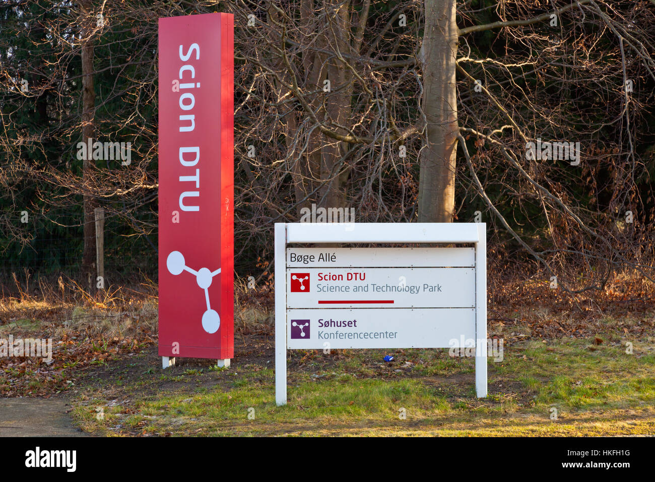 Scion DTU, Sign, logo and entrance to the Scion DTU Science and ...