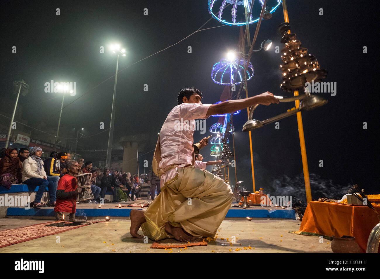 India, Varanasi, local festival Stock Photo - Alamy